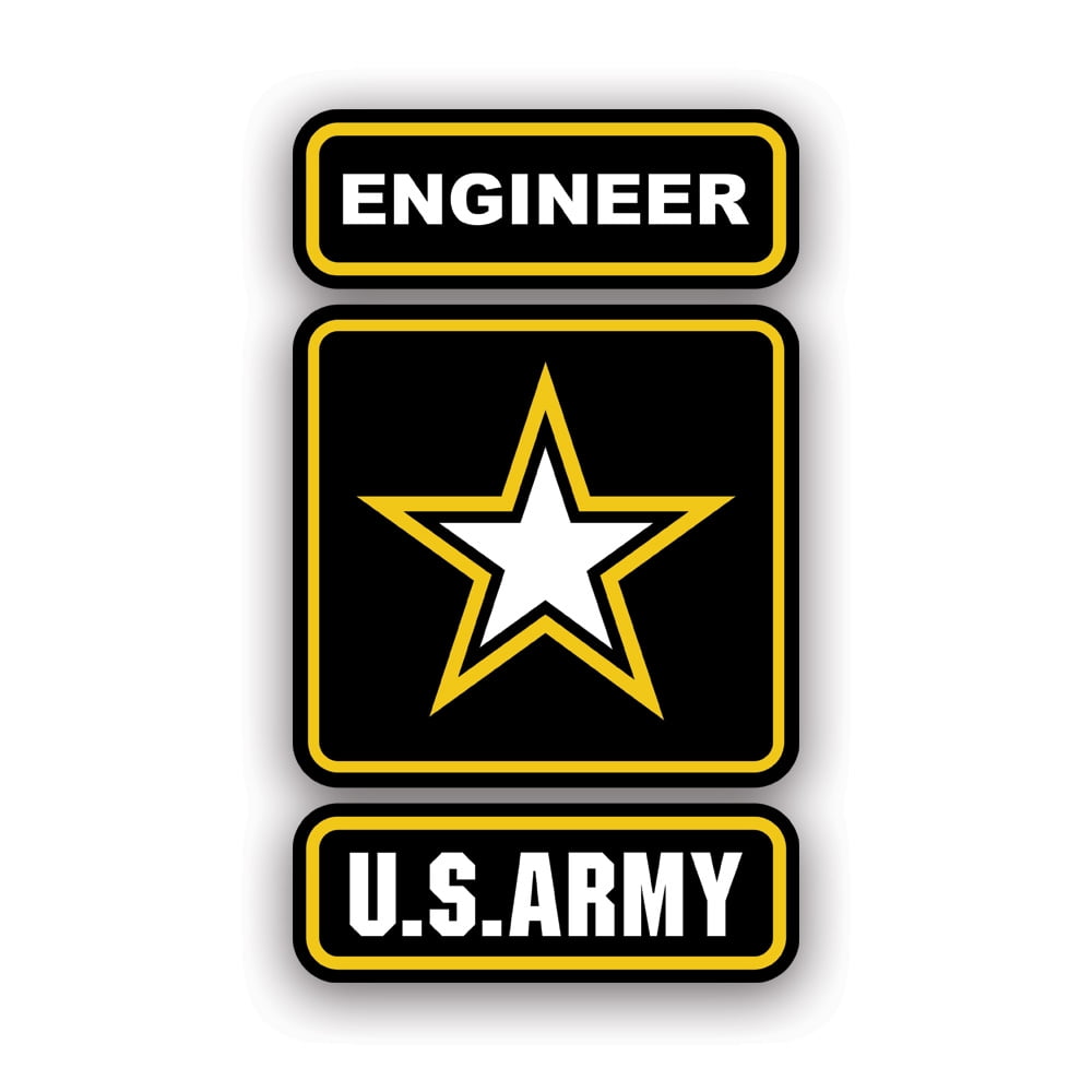 Army Engineer Sticker Decal - Self Adhesive Vinyl - Weatherproof - Made ...
