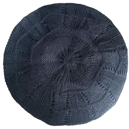 XYCCA Women's Satin Lined Knitted Beret Ladies Winter Autumn Warm and ...