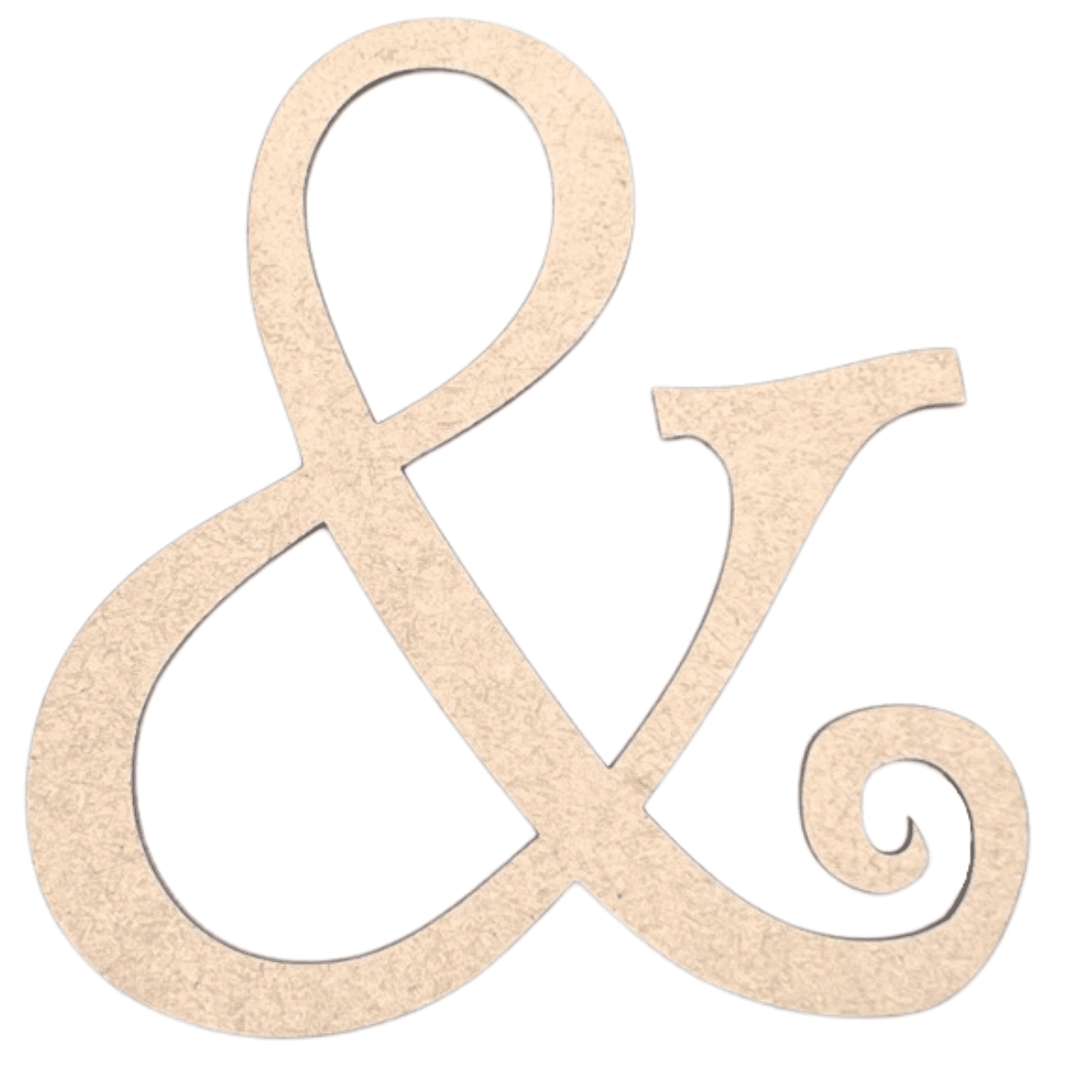 Krafty Supply - 6" Tall MDF Letter & | 1/8" MDF |Curlz|Wooden Letter ...