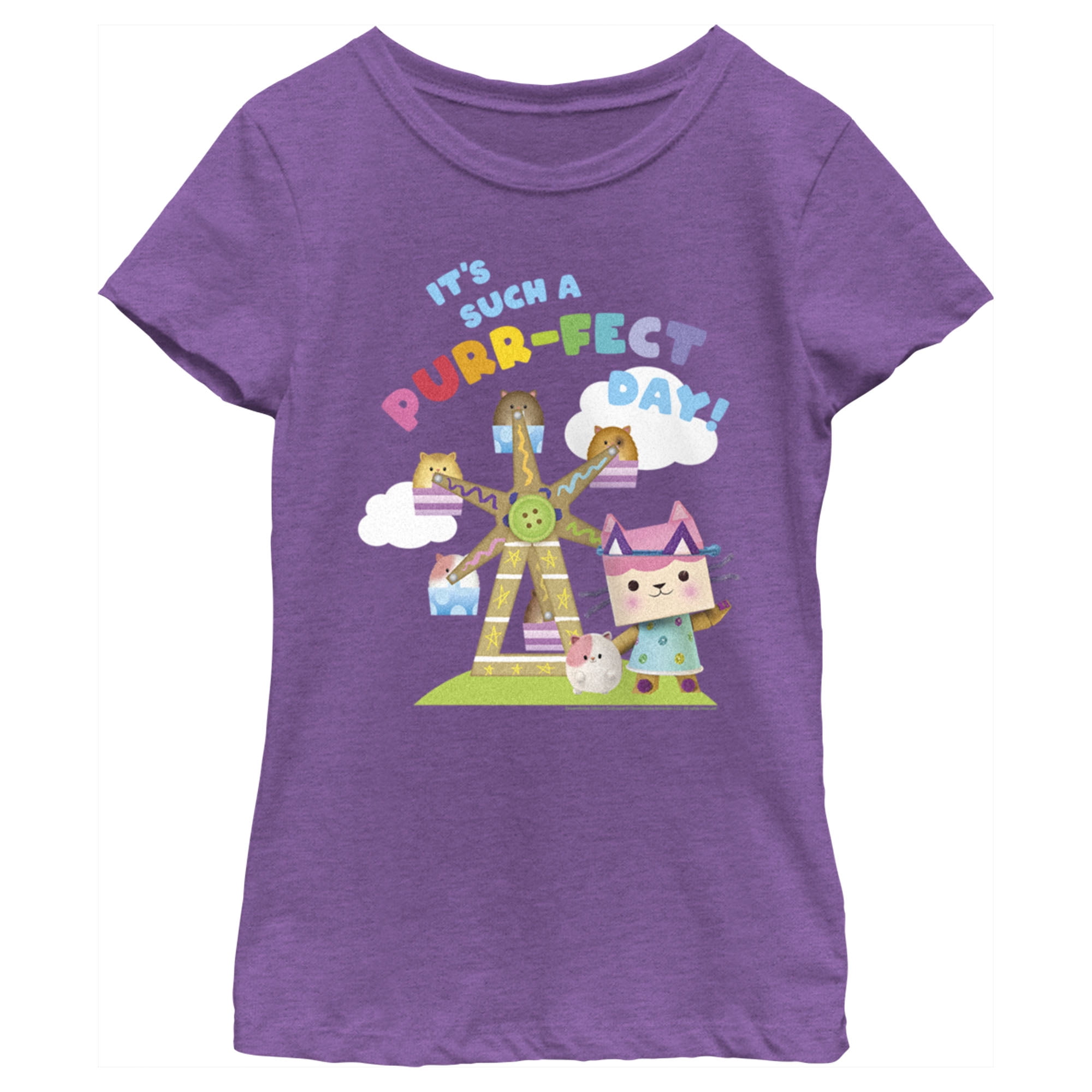 Girl's DreamWorks: Gabby's Dollhouse It's Such a Purr-Fect Day Graphic ...