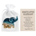 Beach Style Acrylic Pocket Gift, Elephant Hug Mini Figurine with ...