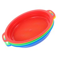 Lzvxtym Long Handle Beach Sand Sifter, 2Pcs Metal Sieve Scoops for ...