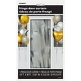 Silver Foil Fringe Curtain, 3ft x 8ft - Walmart.com