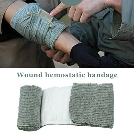 Lutabuo Wound Hemostatic Bandage Bleeding Treat & First Aid Training (6 ...