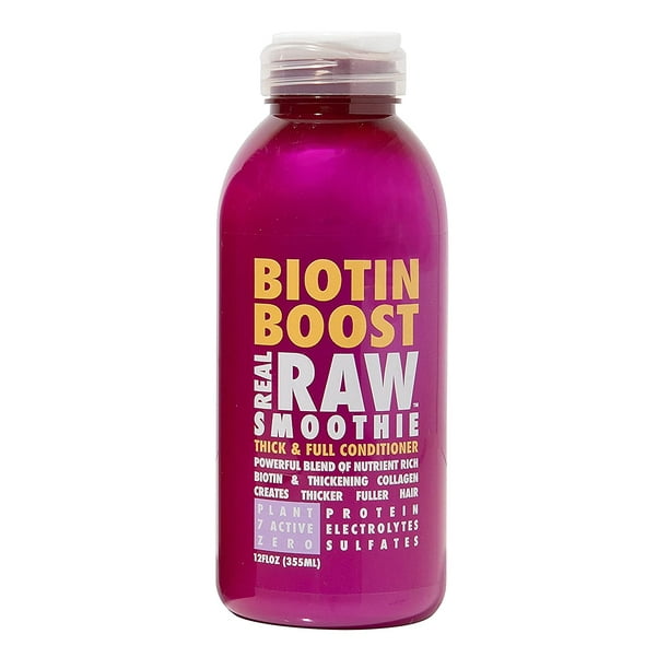 Real Raw Shampoothie Biotin Boost Thick & Full Conditioner, 12 fl oz ...