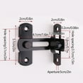 2x Sliding Door Lock Indoor Privacy Lock Gate Barn Door for Latch ...