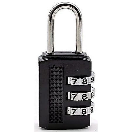 Compuye Keyless 3-digit Combination Padlock Easy To Set Up Your Own ...