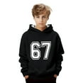 67 Hoodie Six Seven Cool Meme Funny Number Pullover Hoodie Comfy ...