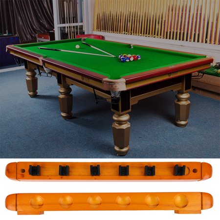 Spptty Billiards Snooker Supply Accessory Wooden Wall Mounted Pool Cue ...