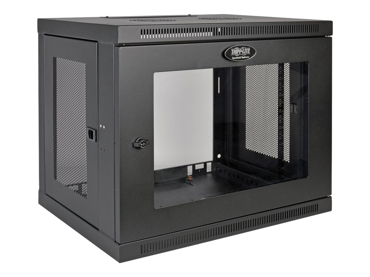 Tripp Lite 9U Wall Mount Rack Enclosure Server Cabinet w/ Acrylic Glass ...