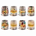 Hand Painted Rotating Whiskeys Glasses With 360 Degree Swivels Base And ...
