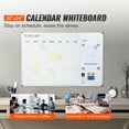 KFFKFF Whiteboard Calendar, Dimensions 36 x 24 Inches, Wall-Mounted ...