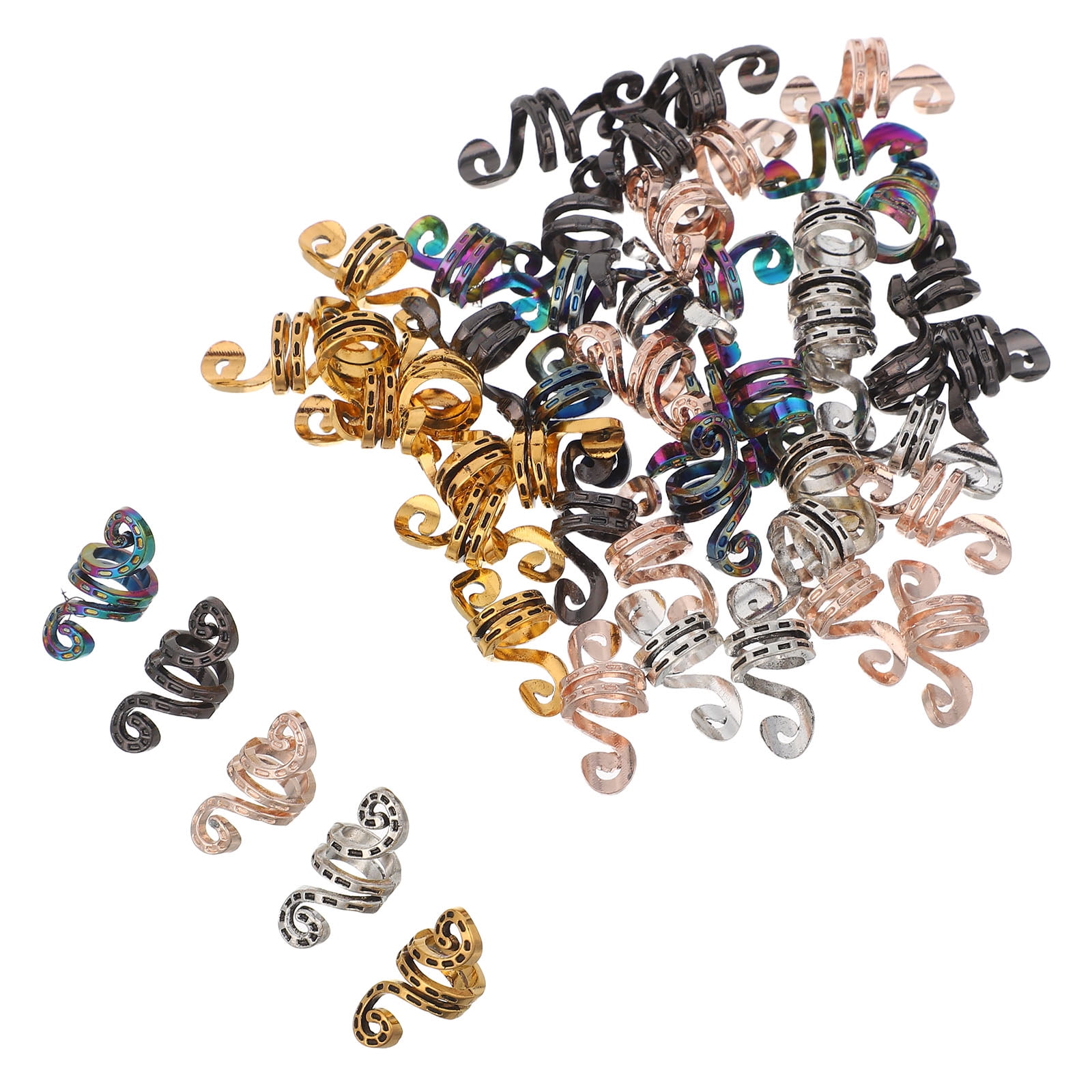 Click here for Minkissy 50pcs Spiral Coil Hair Clips Easy To Use... prices