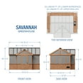 Backyard Discovery Savannah Chalet-Style 14.5' x 12' Cedar and ...