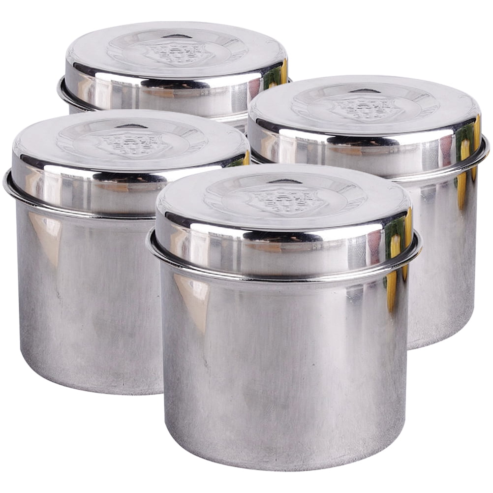 BESTONZON 4Pcs Stainless Steel Food Containers Food Sample Boxes Food ...