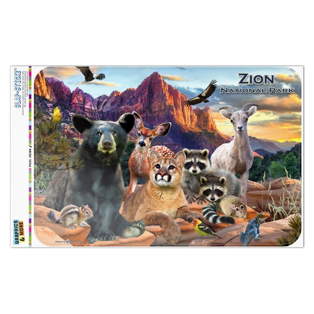 Zion National Park Utah UT Animals Cougar Bear Deer Raccoons Home ...