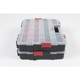 Hyper Tough Plastic Heavy-Duty Interlocking Organizer with Slide Lock 2 ...