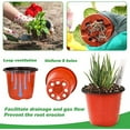 4 IN/6 IN Flowerpots Small Plastic Plant Nursery Pots/flowerpots ...