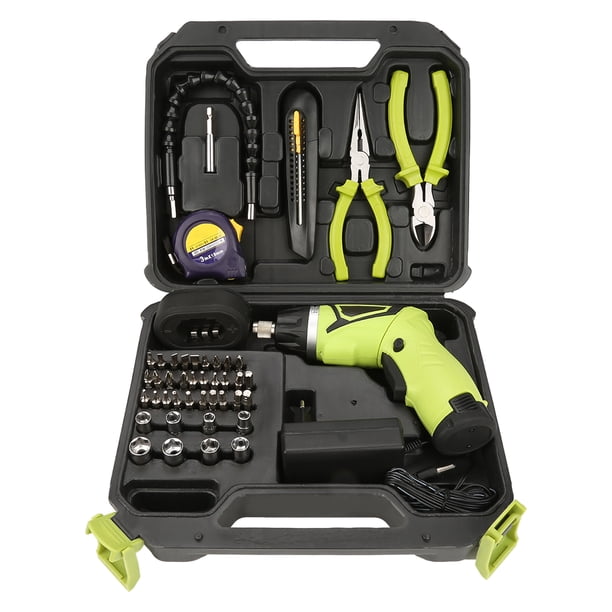 Rechargeable Drill 1 Set 7.2V Rechargeable Handheld Cordless Electric ...