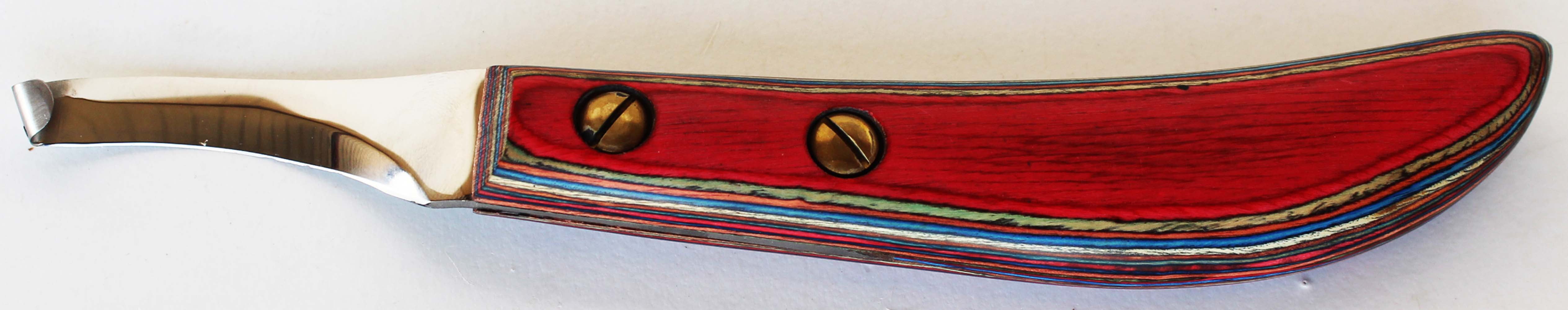 Horse Farrier Hoof Grooming Curved Blade Right Handed Hoof Knife Wooden ...