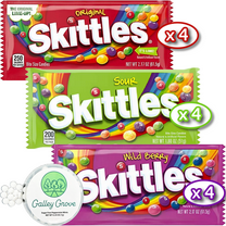 Skittles Bundle Pack - Sour - 2 Individually Sealed 7.20 Ounce Bags - 5 ...