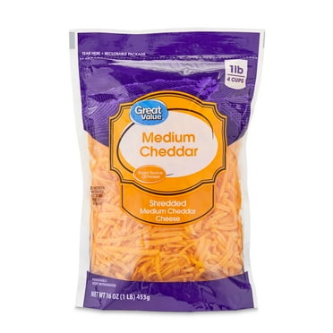 Great Value Extra Sharp Cheddar Cheese, 16 oz - Walmart.com