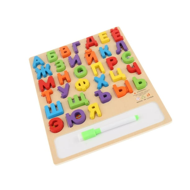 Russian Alphabet Jigsaw Words Montessori Puzzles and Number Activities ...