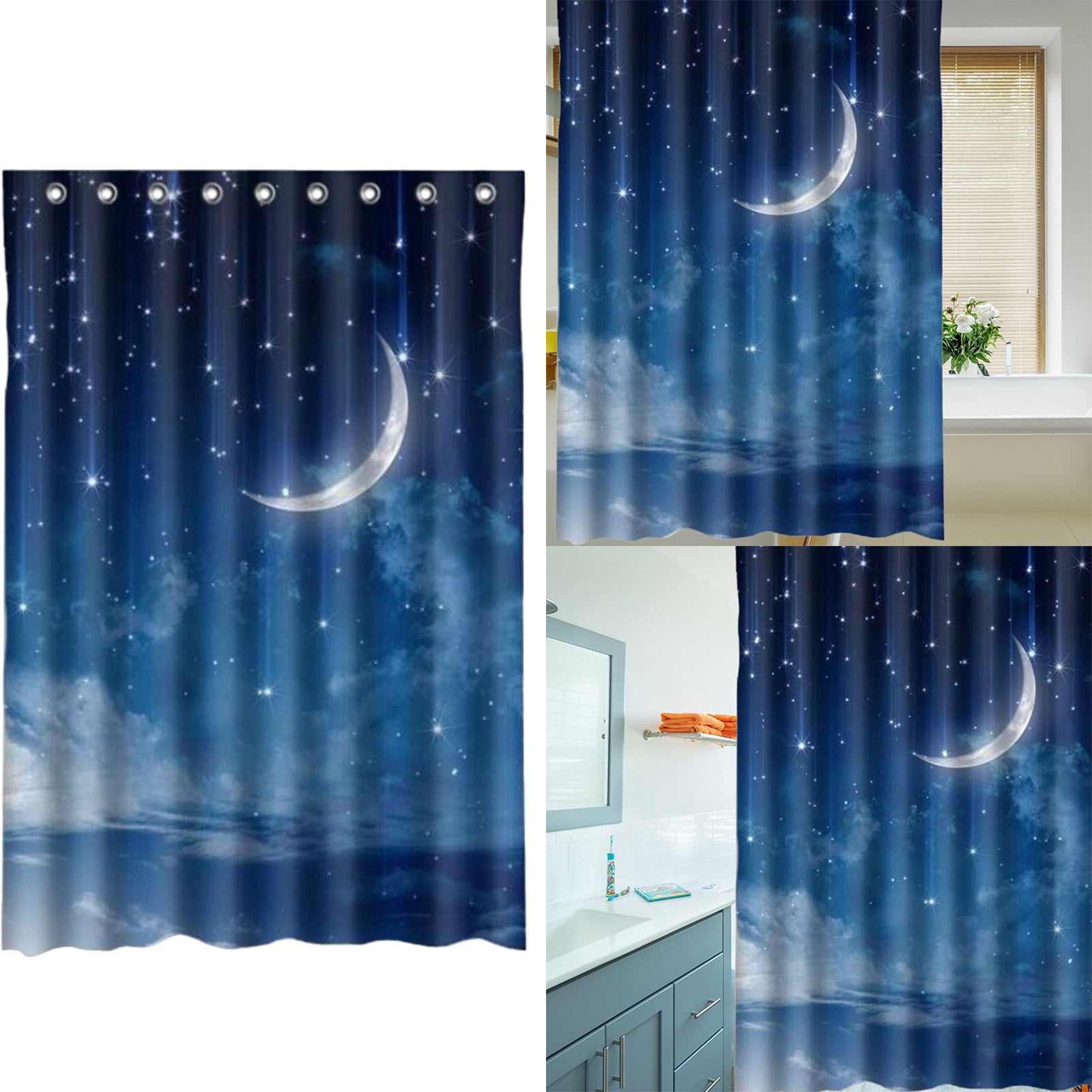 Click here for Blue Stone Safety Products Fabric Shower Curtain C... prices
