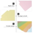 Askfic Paper Tab 10pcs A4 Binder Dividers, Colorful Tabs, Home Office ...