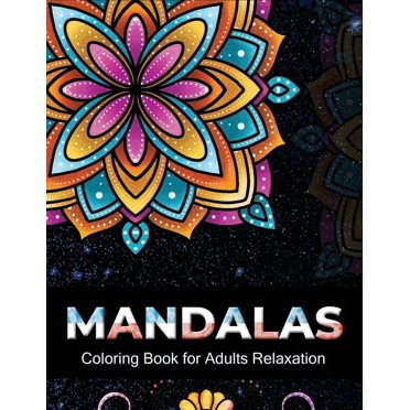 50 Amazing Mandalas Coloring Book For Adults: An Adult Coloring Book ...
