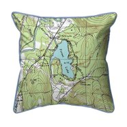 Betsy Drake ZP469 22 x 22 in. Alexanders Lake, CT Nautical Map Extra ...