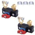 2X Battery Cut-Off Isolator Switch 12V-24V Battery Disconnect Switch ...