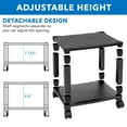 Mount-It! Printer Stand With Wheels | Height Adjustable - Walmart.com