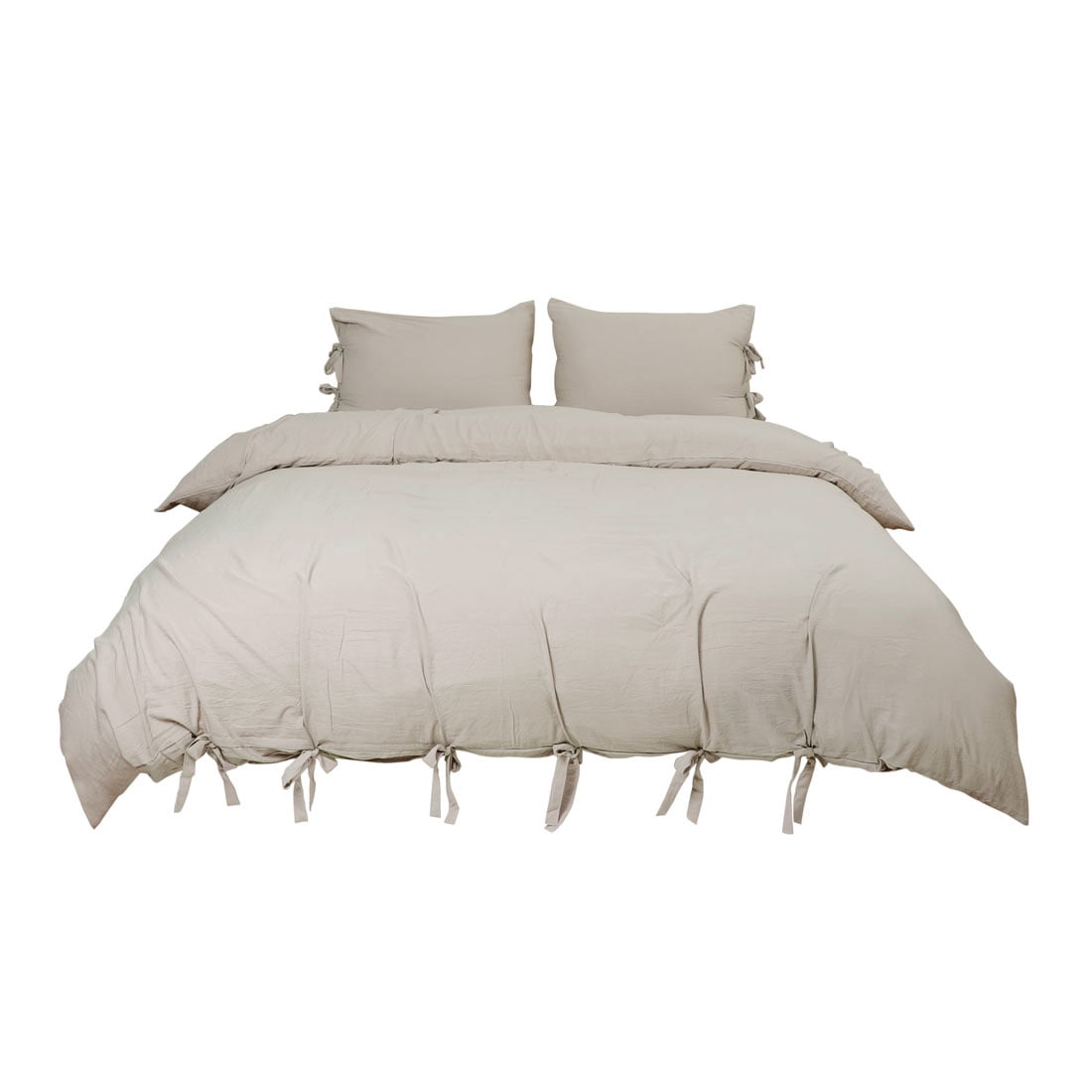 Click here for Unique Bargains Washed Cotton Bedding Set Comforte... prices