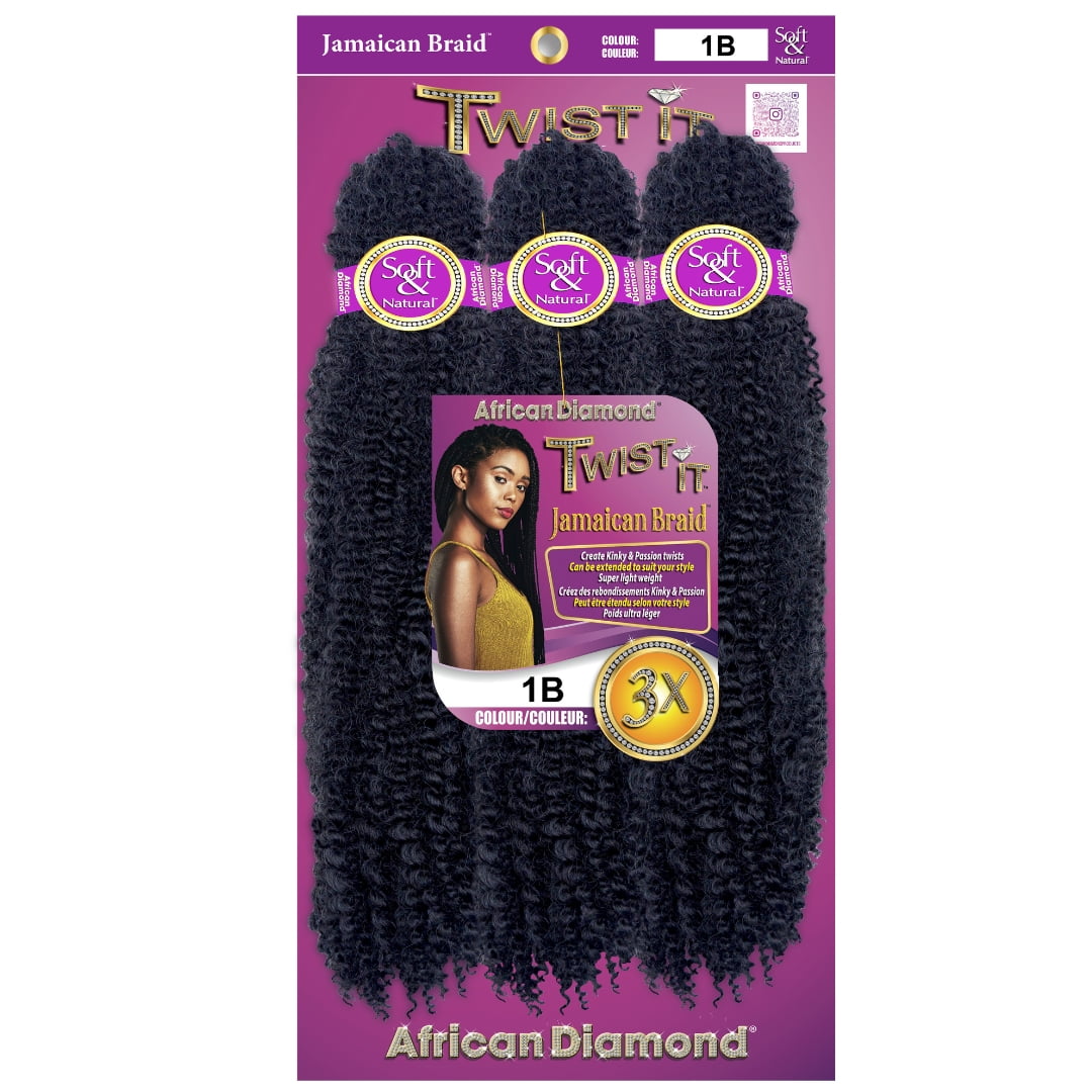 Click here for African Diamond Jamaican Braid #1b prices