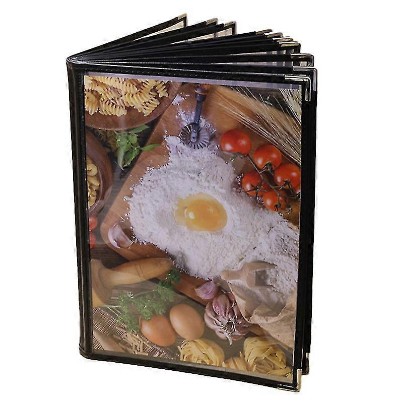 Transparent Restaurant Menu Covers For A4 Size Book Style Cafe Bar 10 ...
