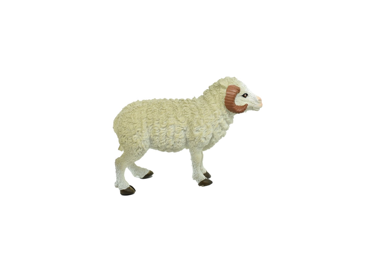 Ram, Sheep, Very Nice Plastic Animal, Educational, Toy, Kids, Realistic ...