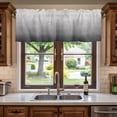 Black Gray Mosaic Valances for Windows, Minimalist Abstract Hexagonal ...