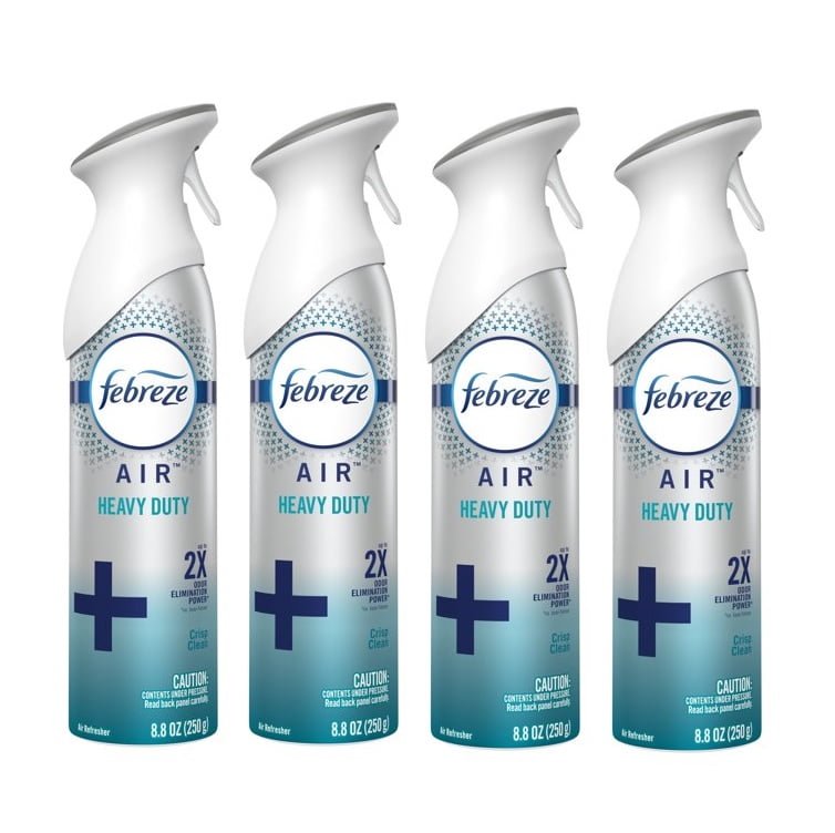 Febreze Odor-Eliminating Air Freshener, Heavy Duty Crisp Clean, 8.8 fl ...