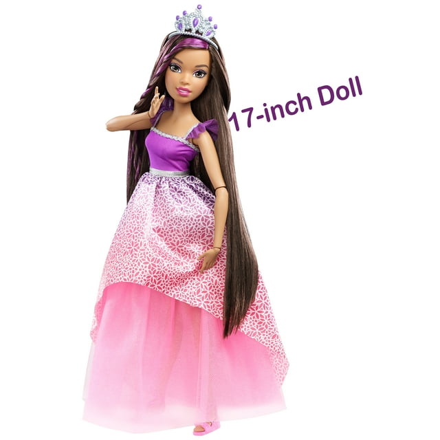 Barbie Dreamtopia Endless Hair Kingdom 17" Doll, Brunette - Walmart.com