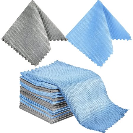 HEIBINFish Scale Cloth Microfiber Cleaning Cloth Nanoscale Cloth Glass ...