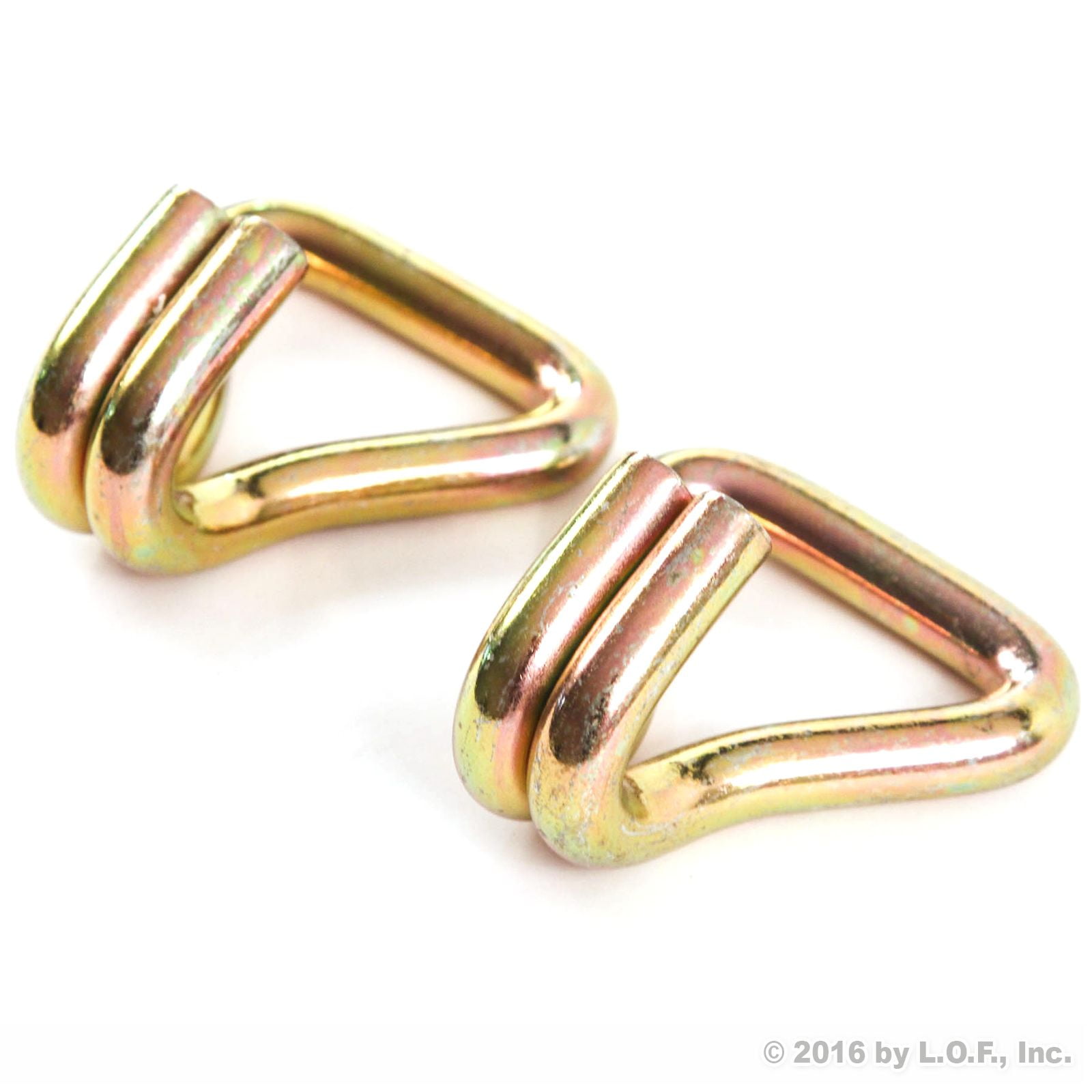 Red Hound Auto 2 - Double J Hooks 2 Inches Tie Down Steel Ends Tow ...