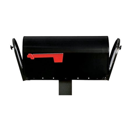 UPC 046462009335 - SOLAR GROUP Mailbox, Double-Door, Black Rolled Steel ...