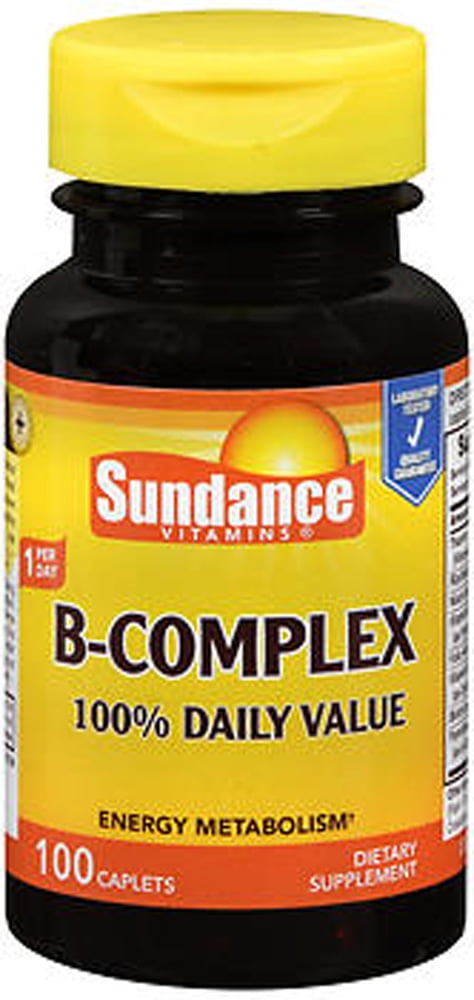 Sundance Vitamins B-Complex Tablets, 100 Count - Walmart.com
