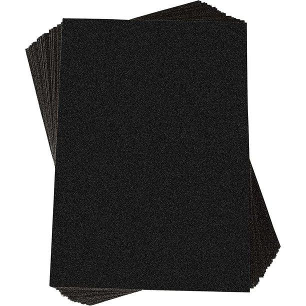 Black Glitter Paper