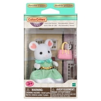 Calico Critters Marshmallow Mouse Family, Set of 4 Collectible Doll ...