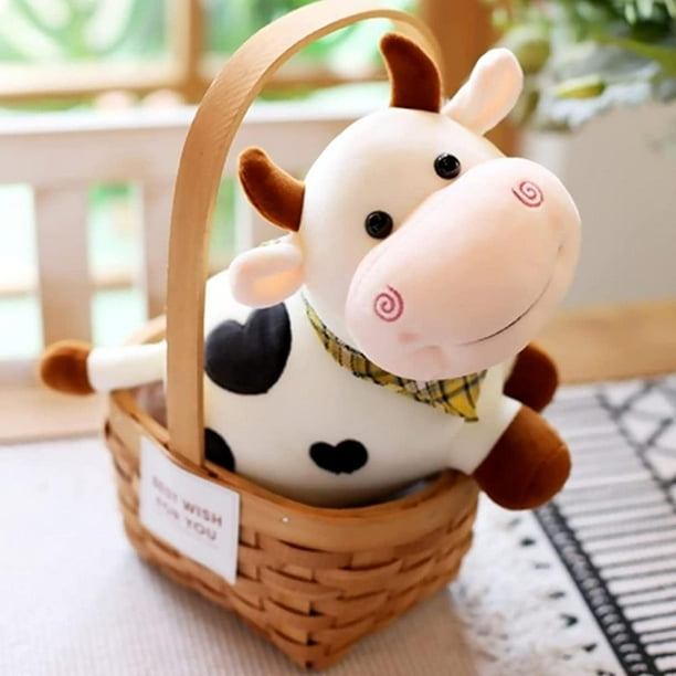 Smile Plush Cow Toy Soft Plush Cow Toy Plush Stuffed Doll Cushion Cute ...