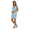 Casual Nights Womens Poly Cotton Sleeveless Nightgown Chemise