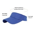 2026 Sports Sun Visor Hats for Women Men Adjustable Cotton Beach ...