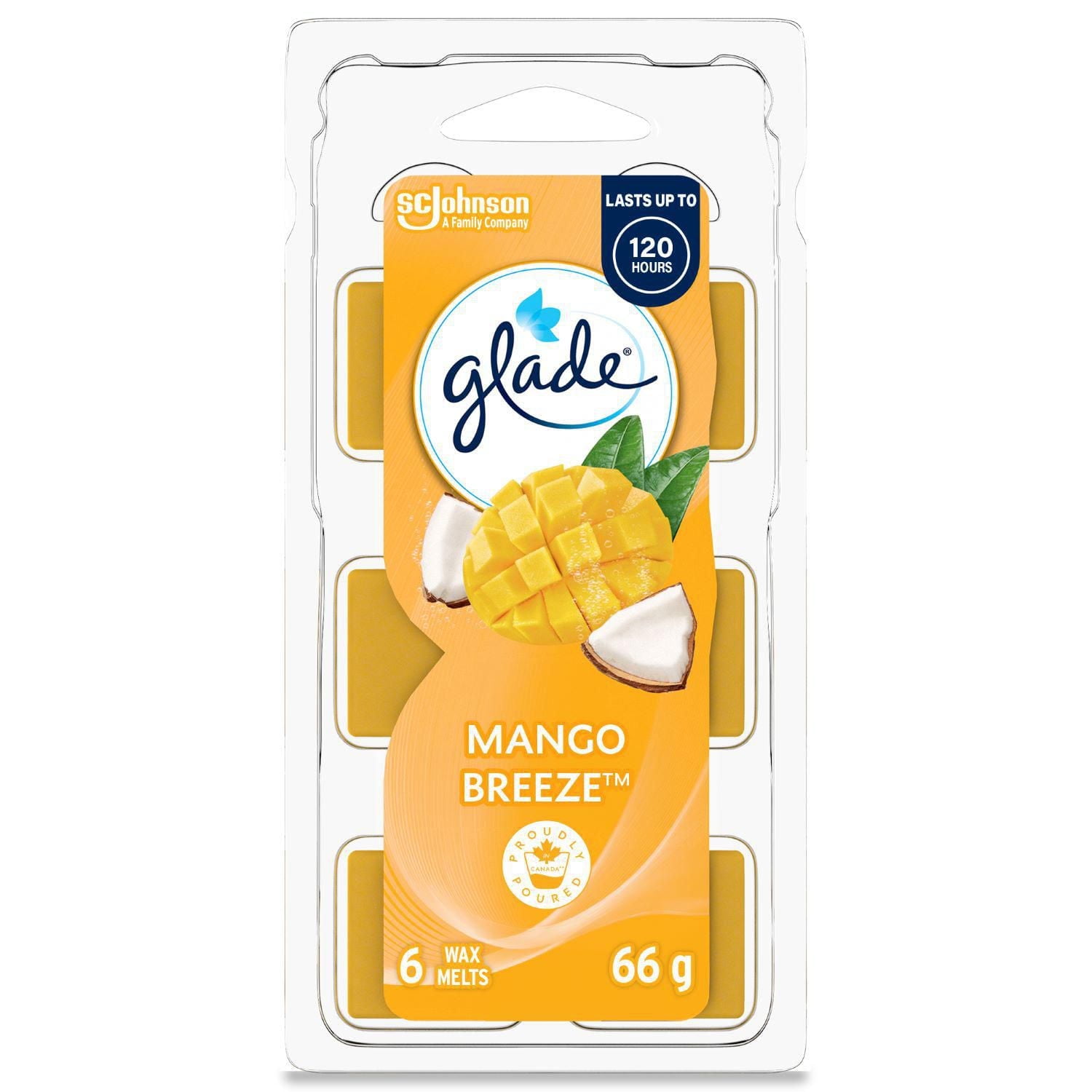 Glade® Wax Melt Air Freshener, Mango Breeze™, 6 Wax Melts - Walmart.ca